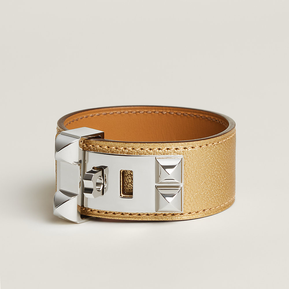 Pulseira Collier de Chien 24 - Amarelo | Hermès Brasil