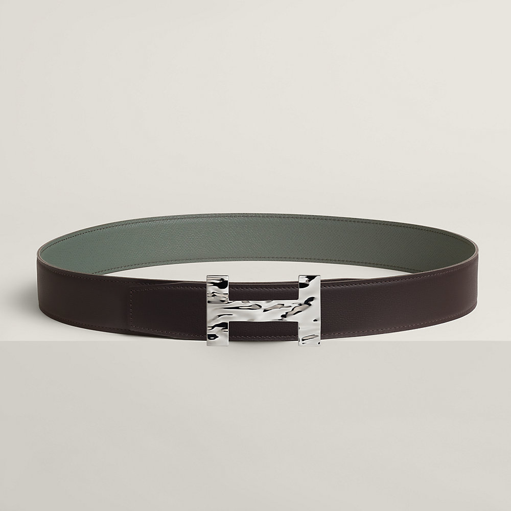 Quizz H2O belt buckle & Reversible leather strap 38 mm | Hermès Saudi ...