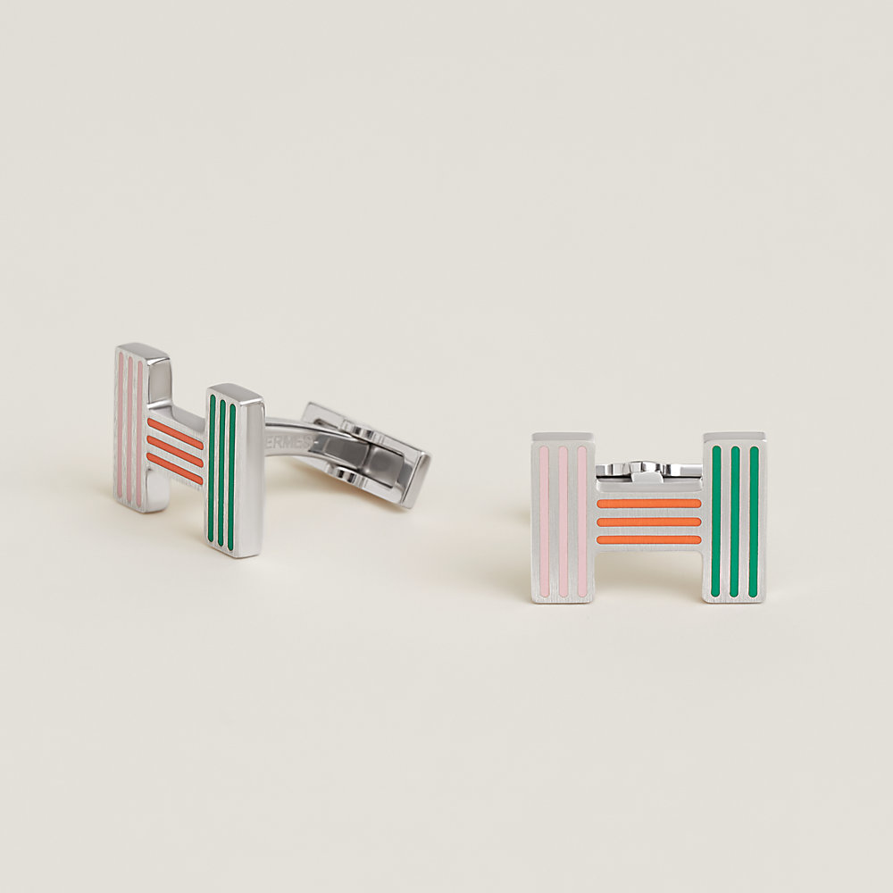 Quizz Rainbow cufflinks | Hermès UK