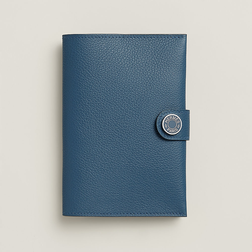 R.M.S passport holder - Blue | Hermès Singapore