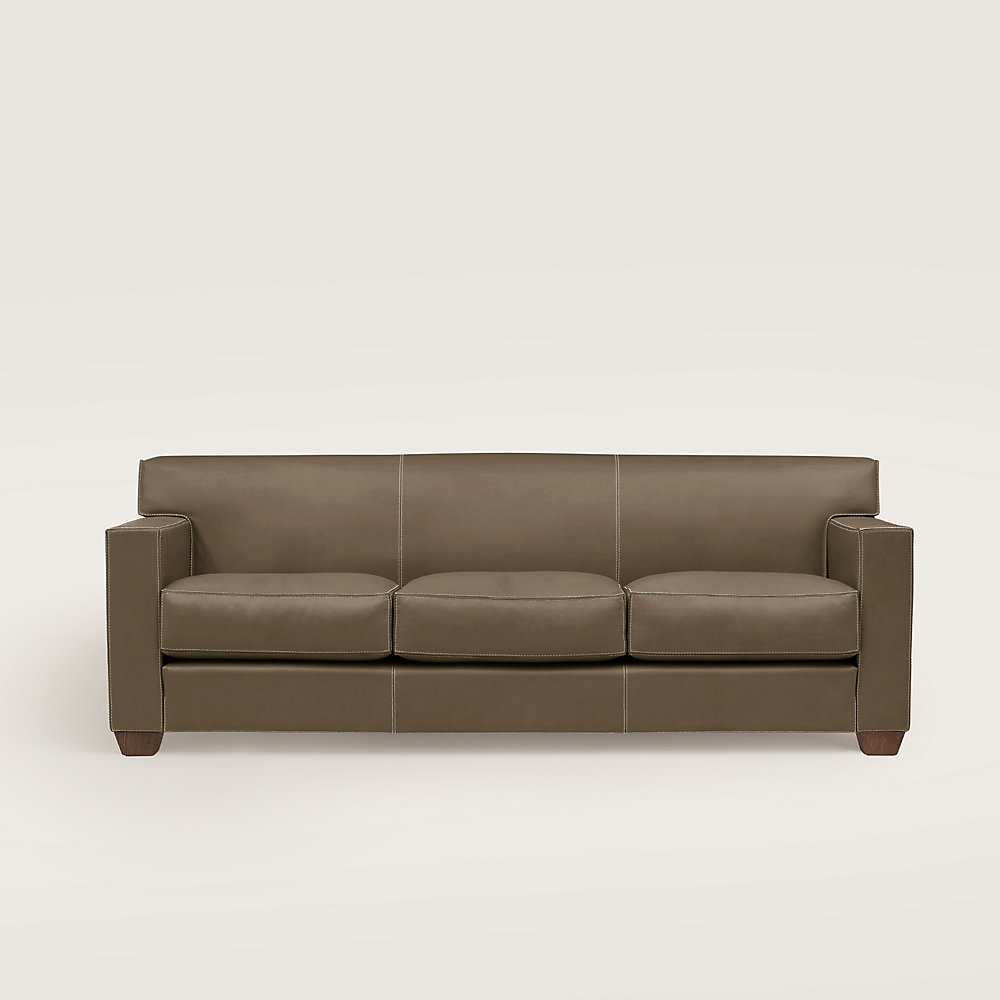 Reeditions J.-M. Frank par Hermès Comfortable 3-seater sofa | Hermès UK