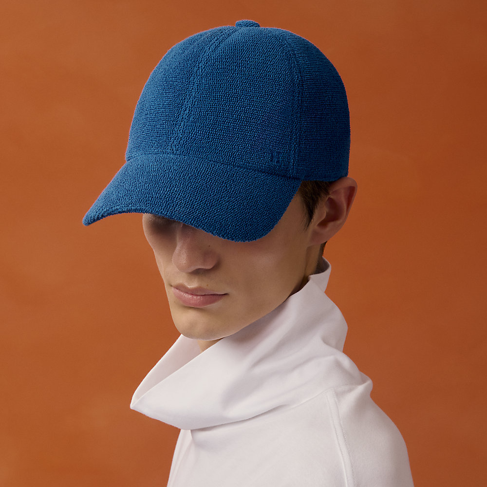 Riley Sand cap - Blue | Hermès USA
