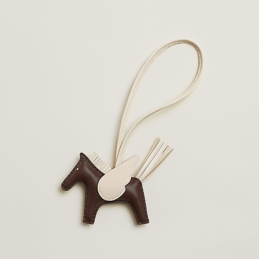 Rodeo Pegase PM charm - Brown | Hermès UK