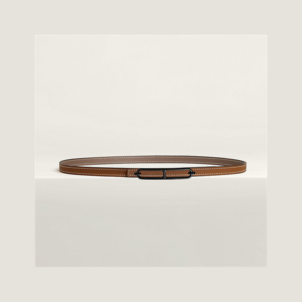 Roulis belt buckle & Reversible leather strap 13 mm | Hermès UK