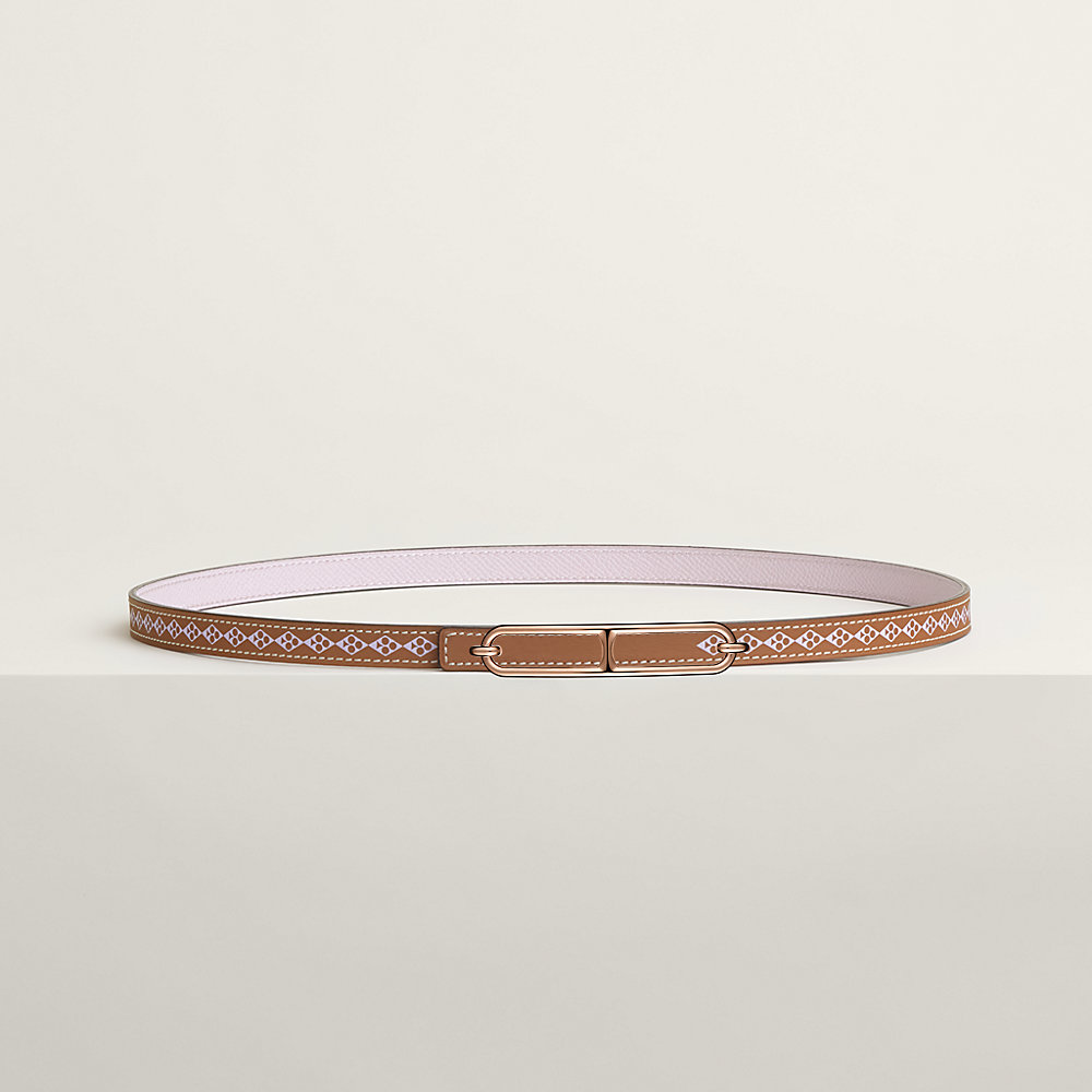 Roulis belt buckle & Trefle leather strap 13 mm | Hermès UK