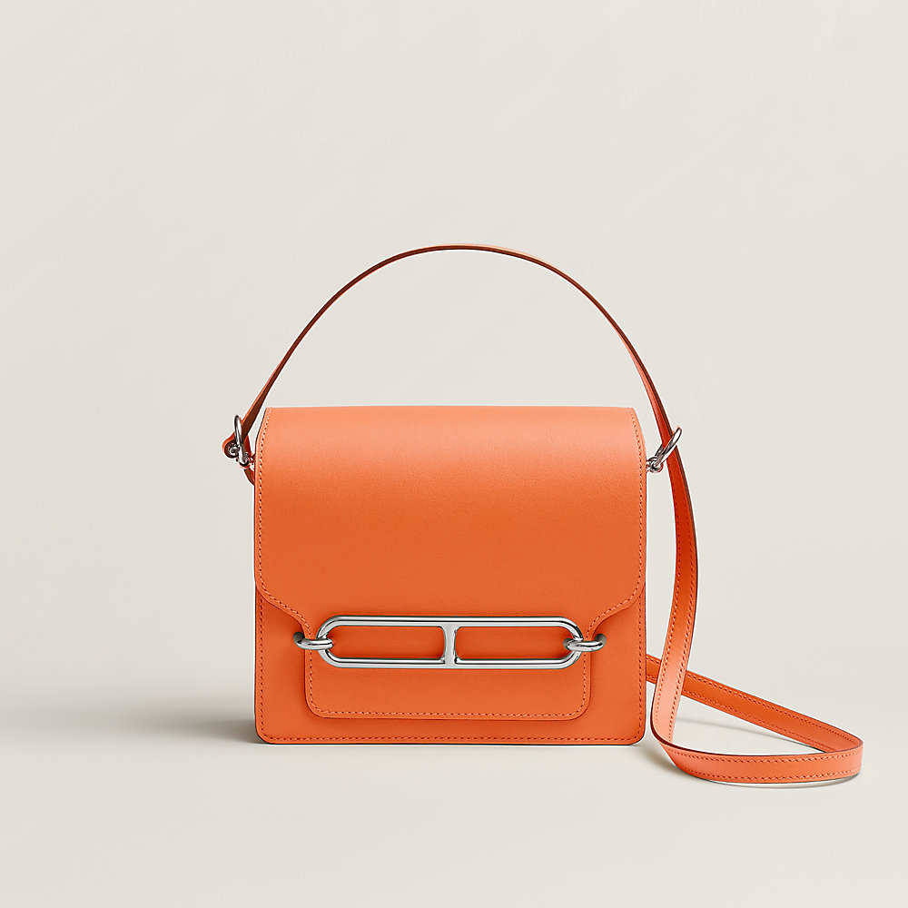 Roulis mini bag - Orange | Hermès UK