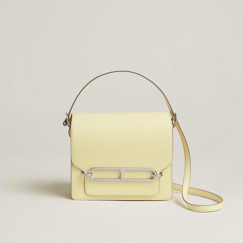 Roulis mini bag - Yellow | Hermès UK