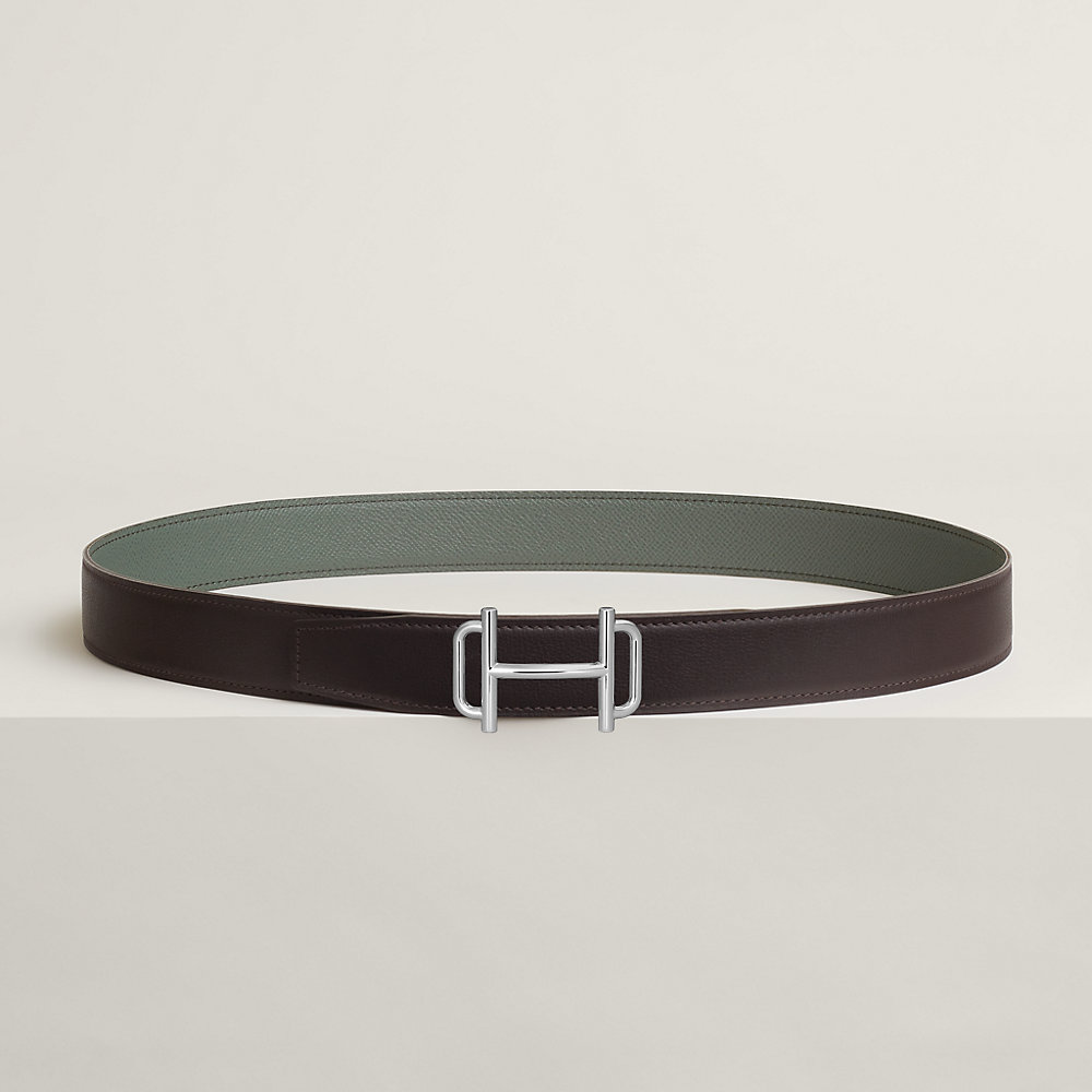 Royal belt buckle & Reversible leather strap 32 mm | Hermès Australia
