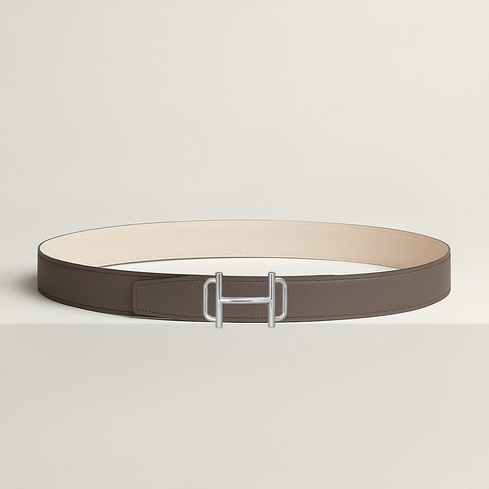 Royal belt buckle & Reversible leather strap 32 mm | Hermès Canada