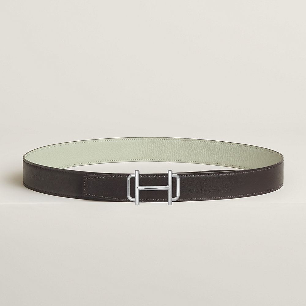 Royal belt buckle & Reversible leather strap 32 mm | Hermès UK