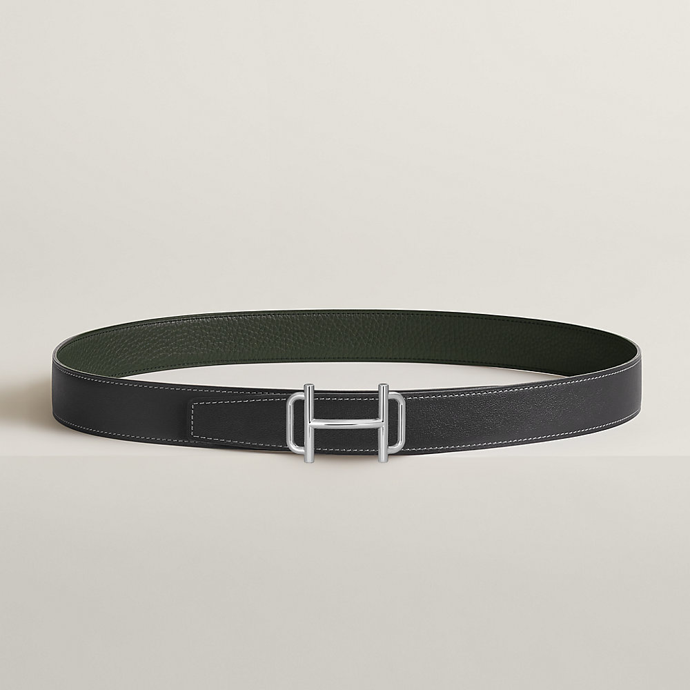 Royal belt buckle & Reversible leather strap 32 mm | Hermès UK