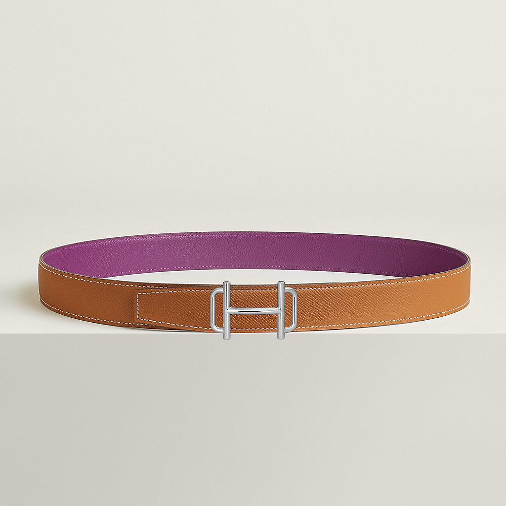 Royal belt buckle & Reversible leather strap 32 mm | Hermès UK