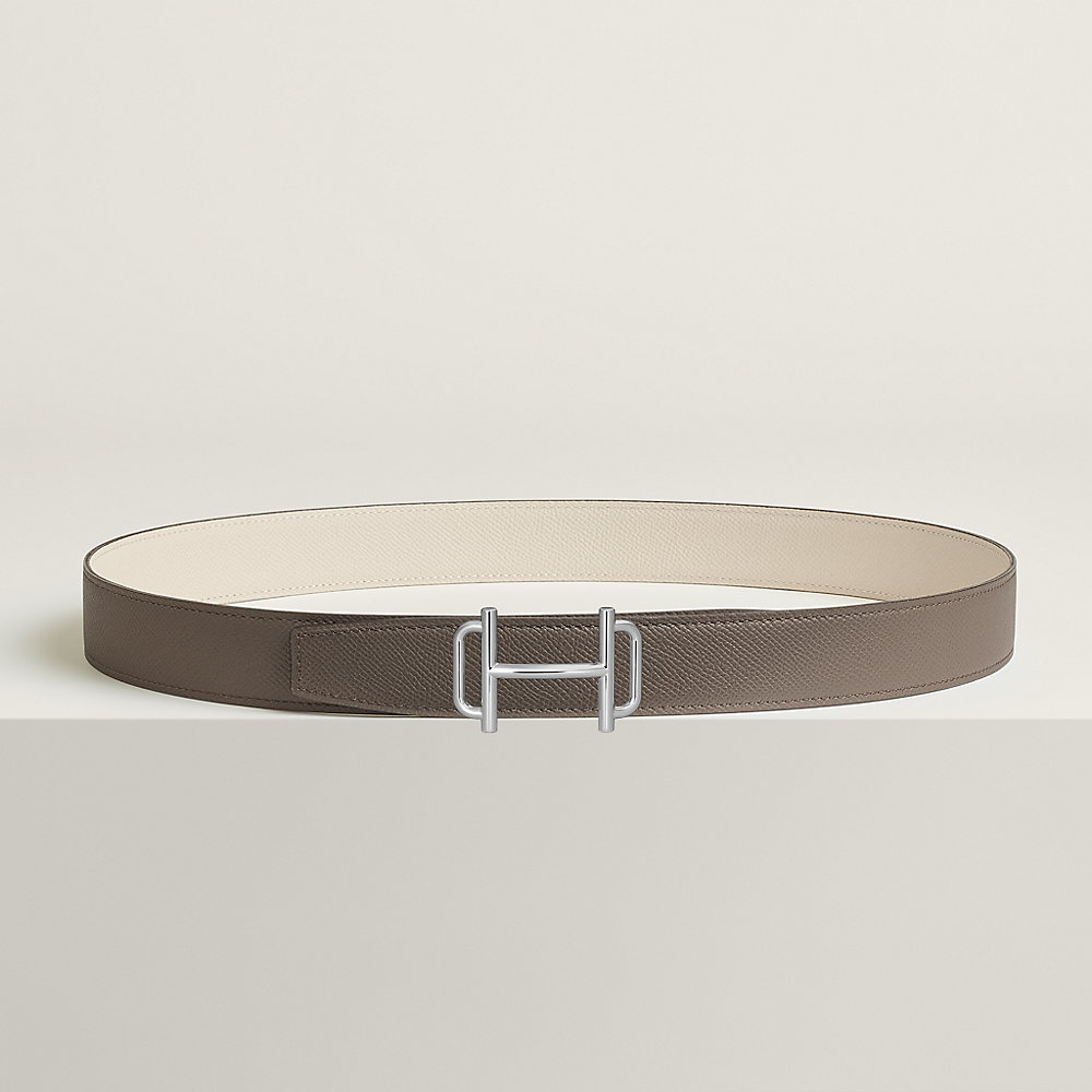 Royal belt buckle & Reversible leather strap 32 mm | Hermès UK