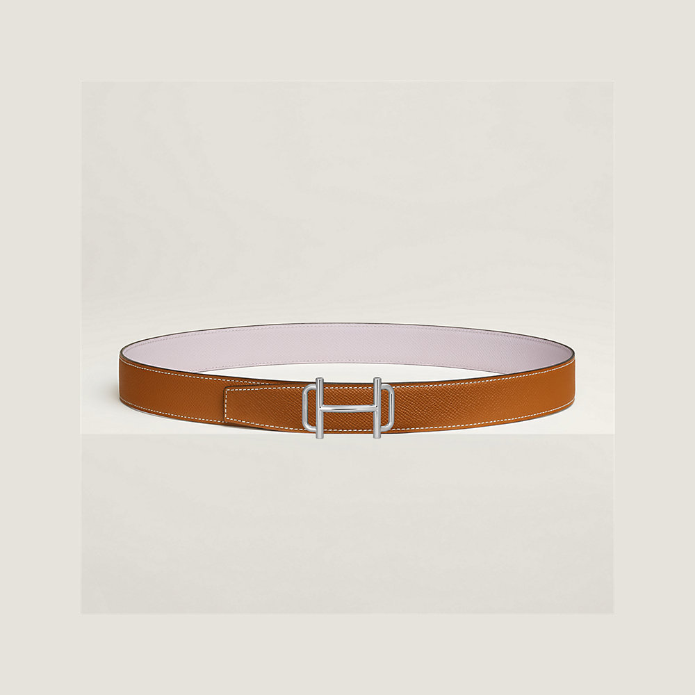 Royal belt buckle & Reversible leather strap 32 mm | Hermès UK