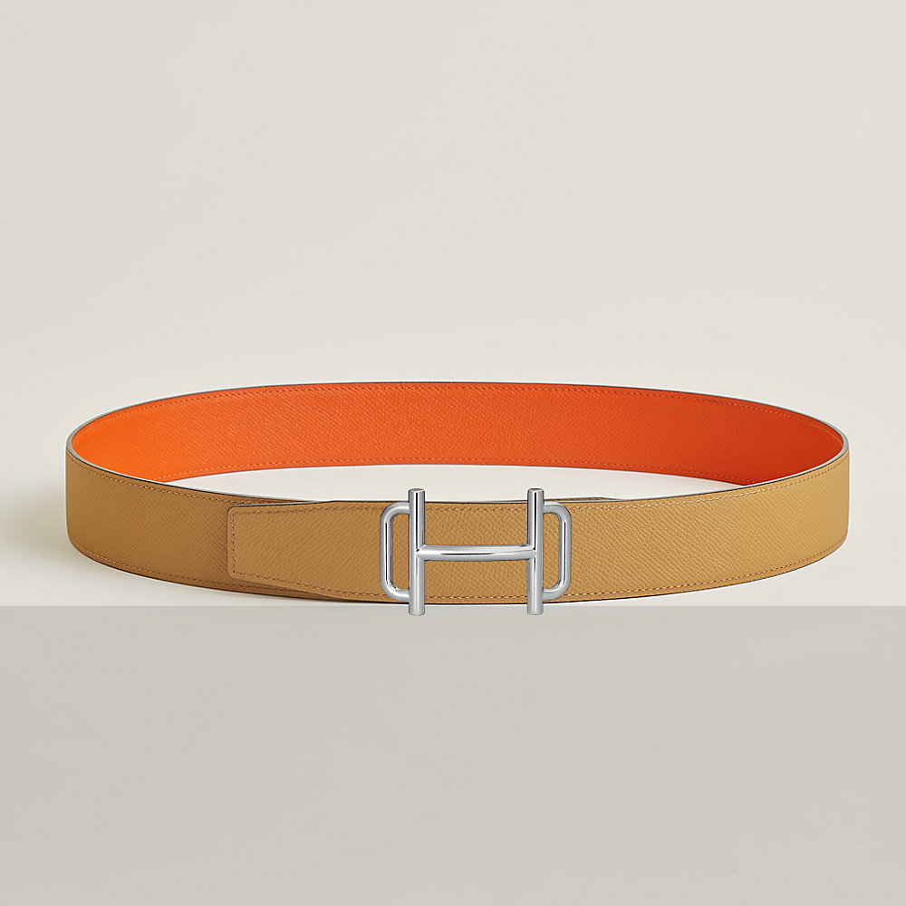 Royal belt buckle & Reversible leather strap 38 mm | Hermès USA