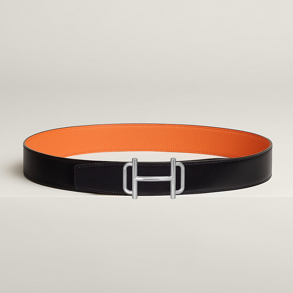 Royal belt buckle & Reversible leather strap 38 mm | Hermès UK
