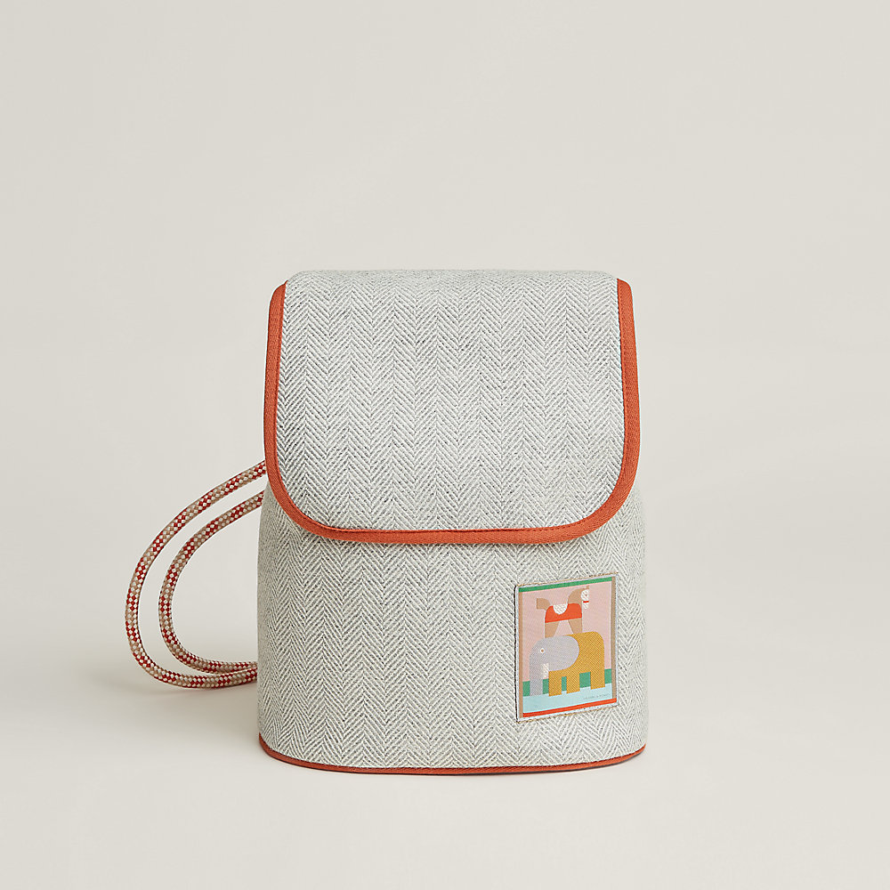 Rucksack Animaux Blocks - Schwarz | Hermès Deutschland