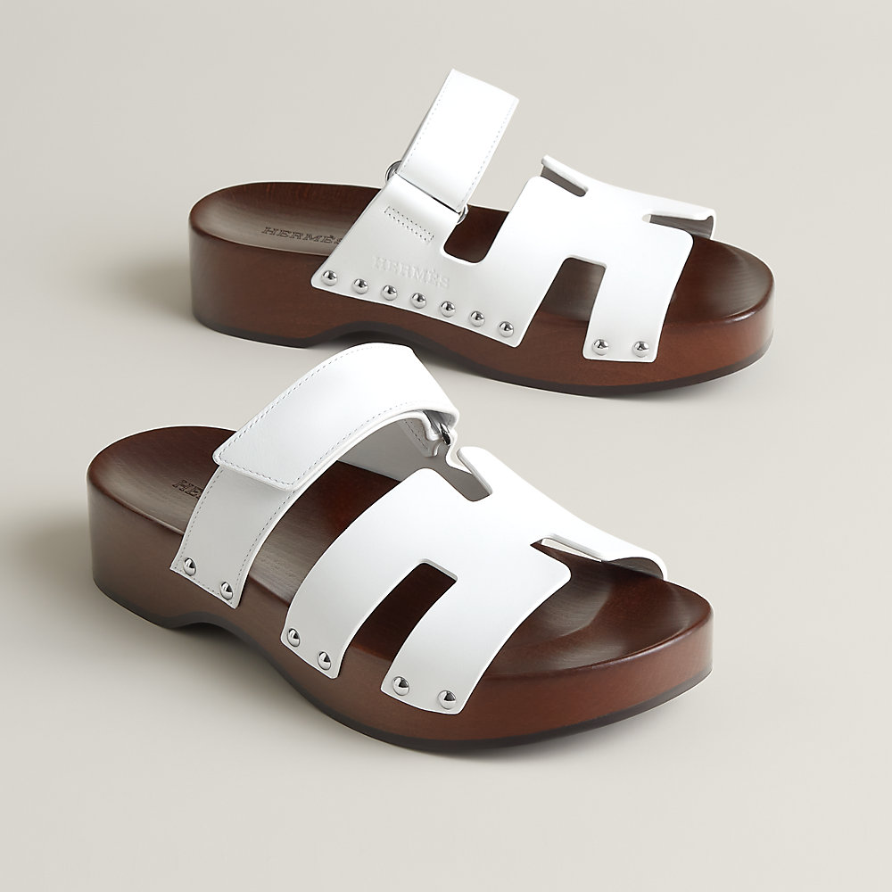 Sabots Kos - Blanc | Hermès Canada