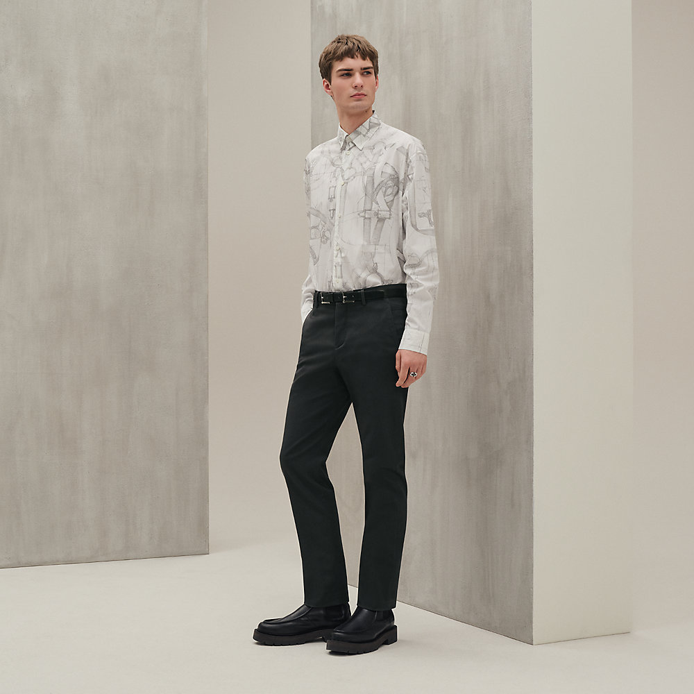 Saint Germain fitted pants - Green - 48 | Hermès USA