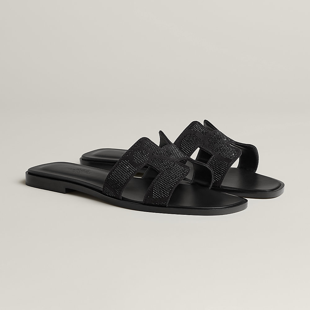 Sandales Oran - Noir | Hermès France