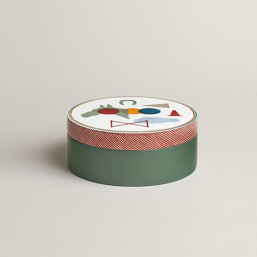 Saut Hermès box, medium model - Green | Hermès UK