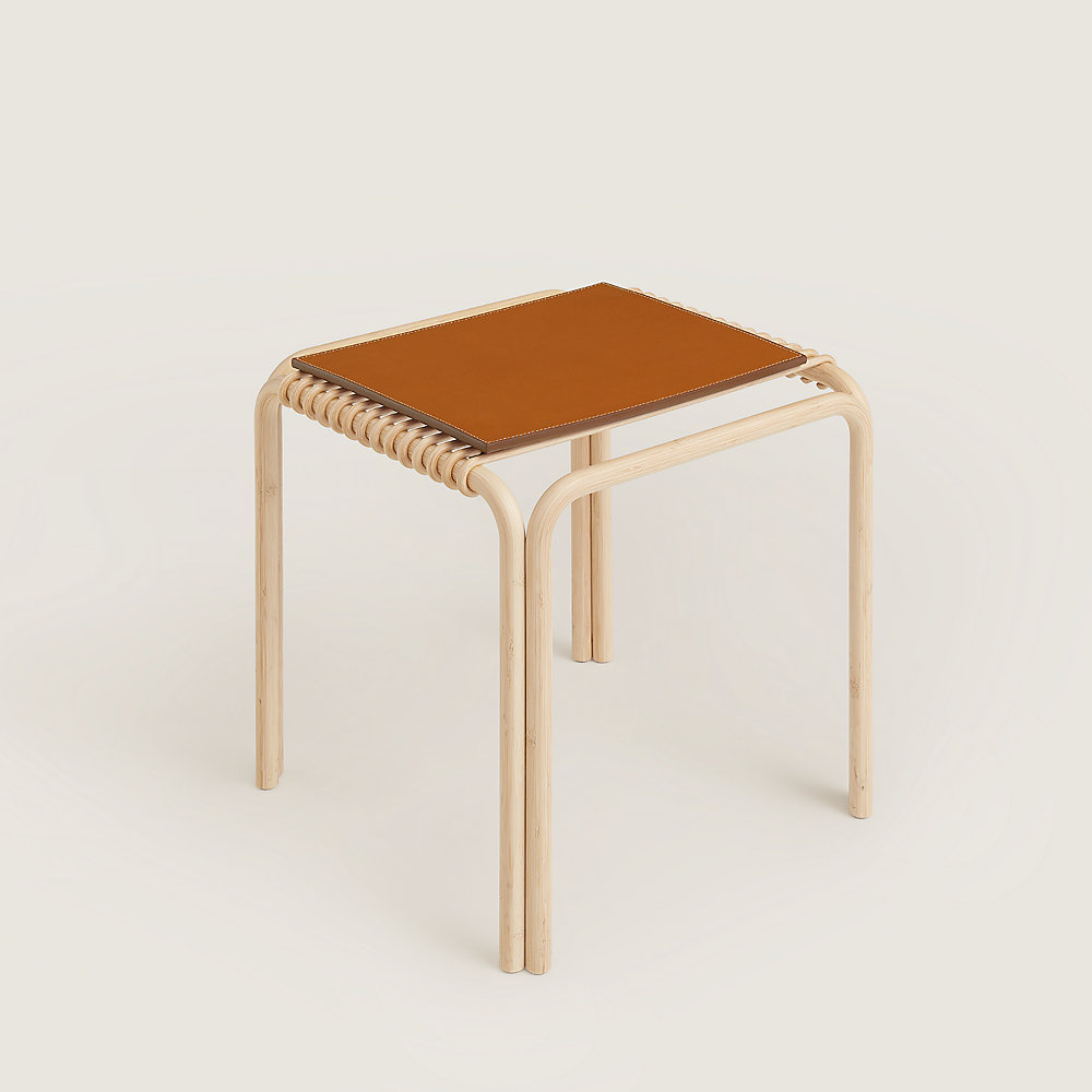 Seat cushion for Karumi square stool | Hermès Australia