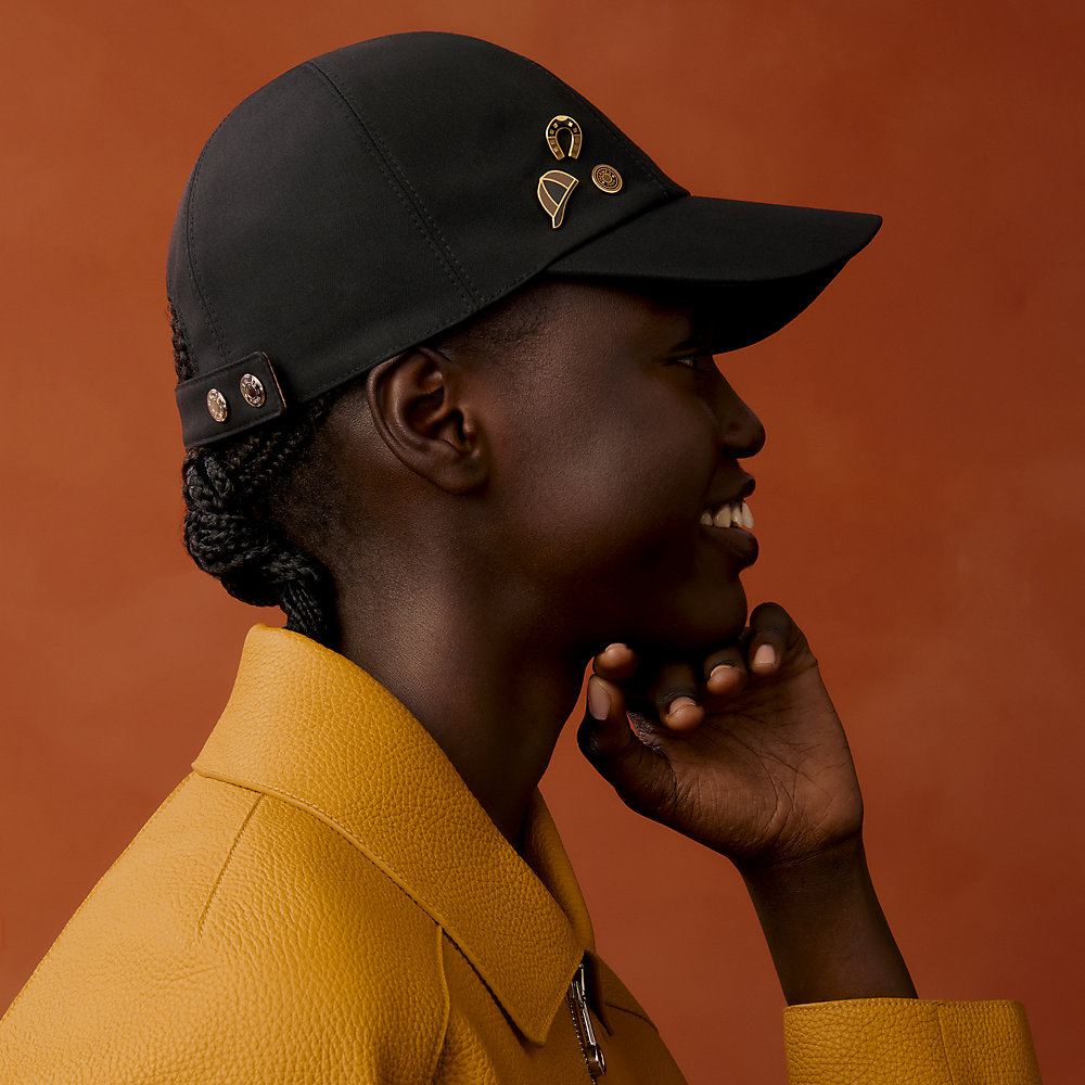 Serena Jump cap - Black | Hermès USA