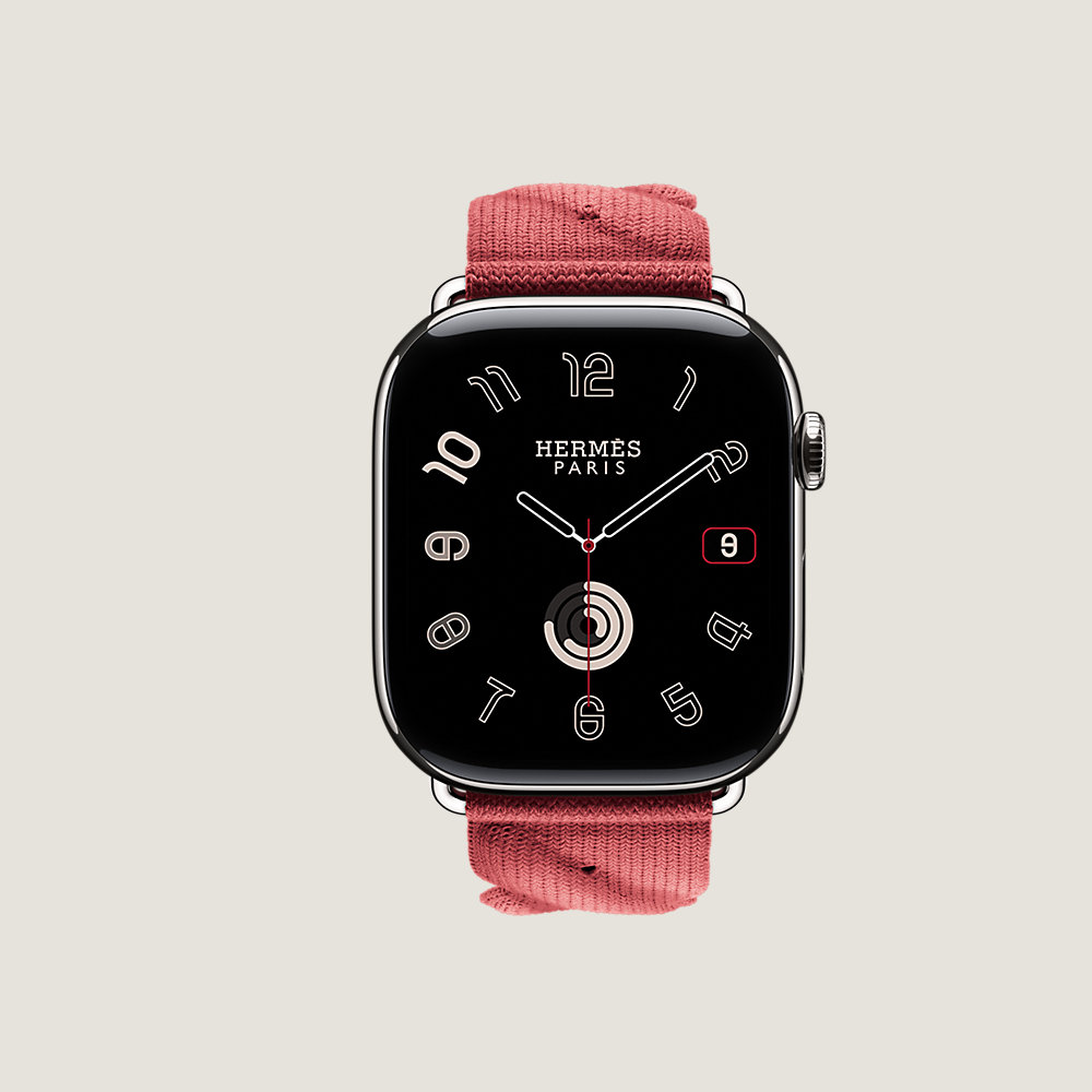 Series 10 case & Band Apple Watch Hermès Single Tour 46 mm Torsade ...