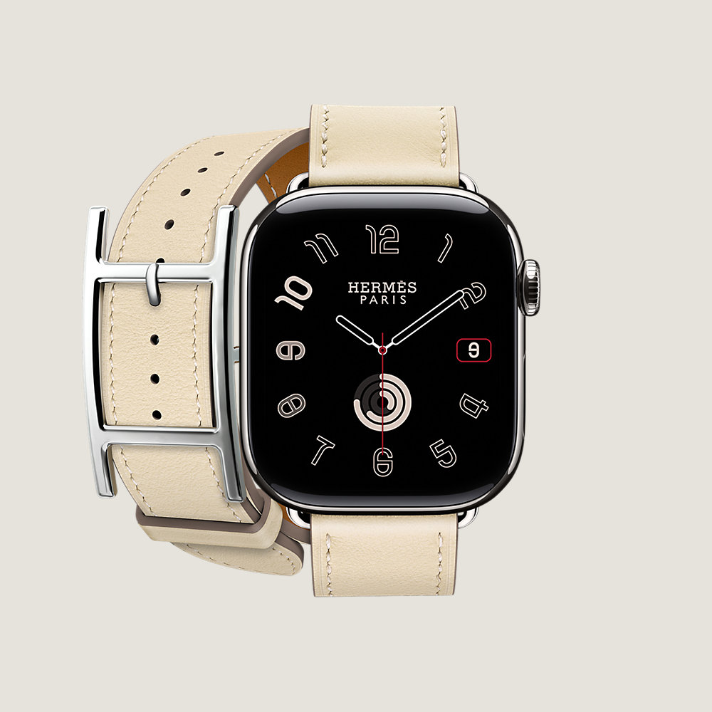 Series 11 case & Band Apple Watch Hermès Double Tour 42 mm Hapi ...