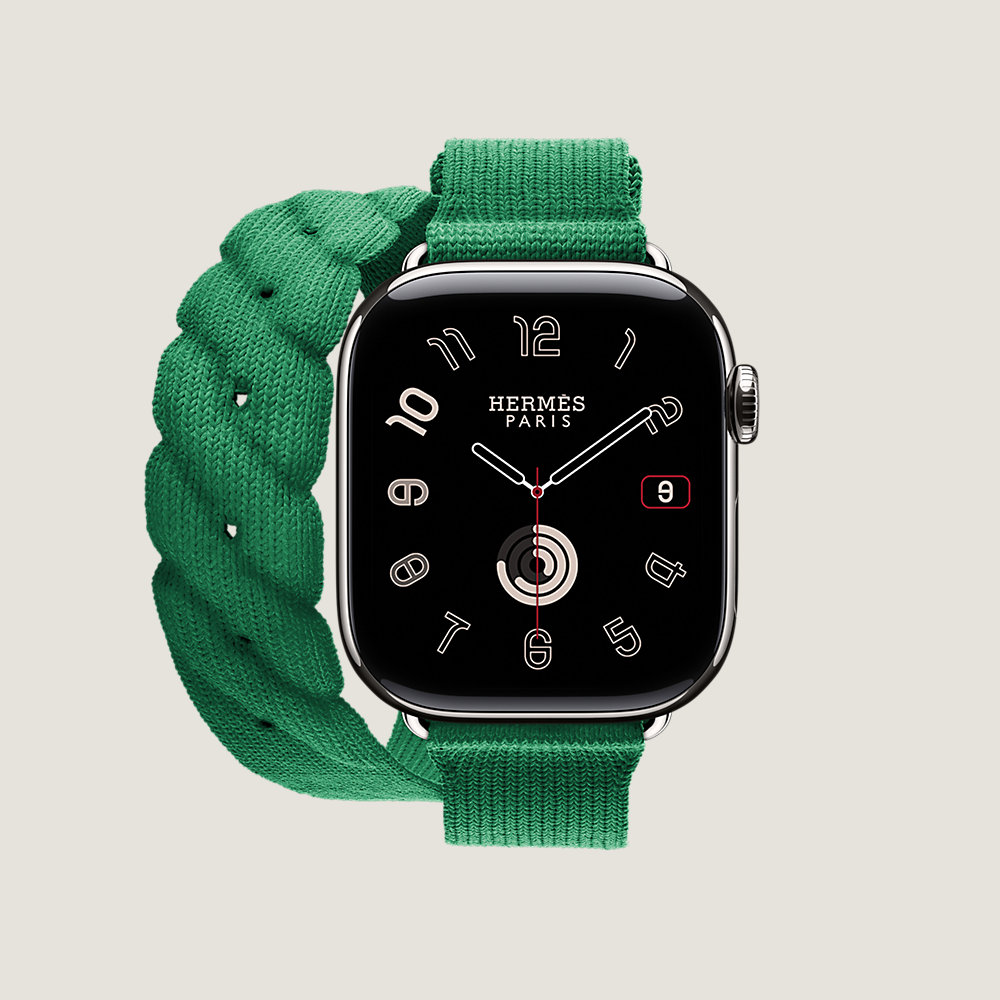 Series 11 case & Band Apple Watch Hermès Double Tour 42 mm Torsade ...