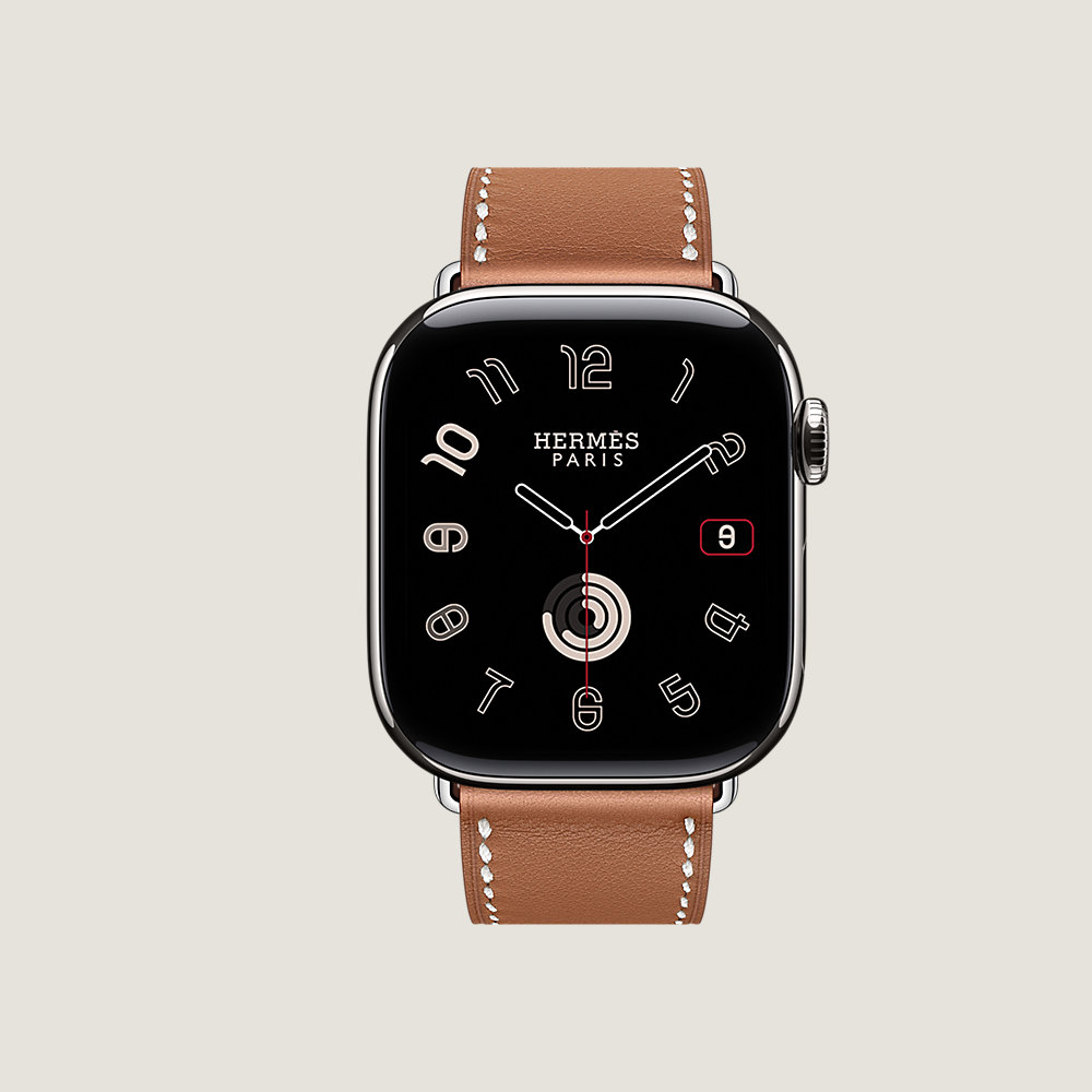 Series 11 case & Band Apple Watch Hermès Single Tour 42 mm | Hermès Canada