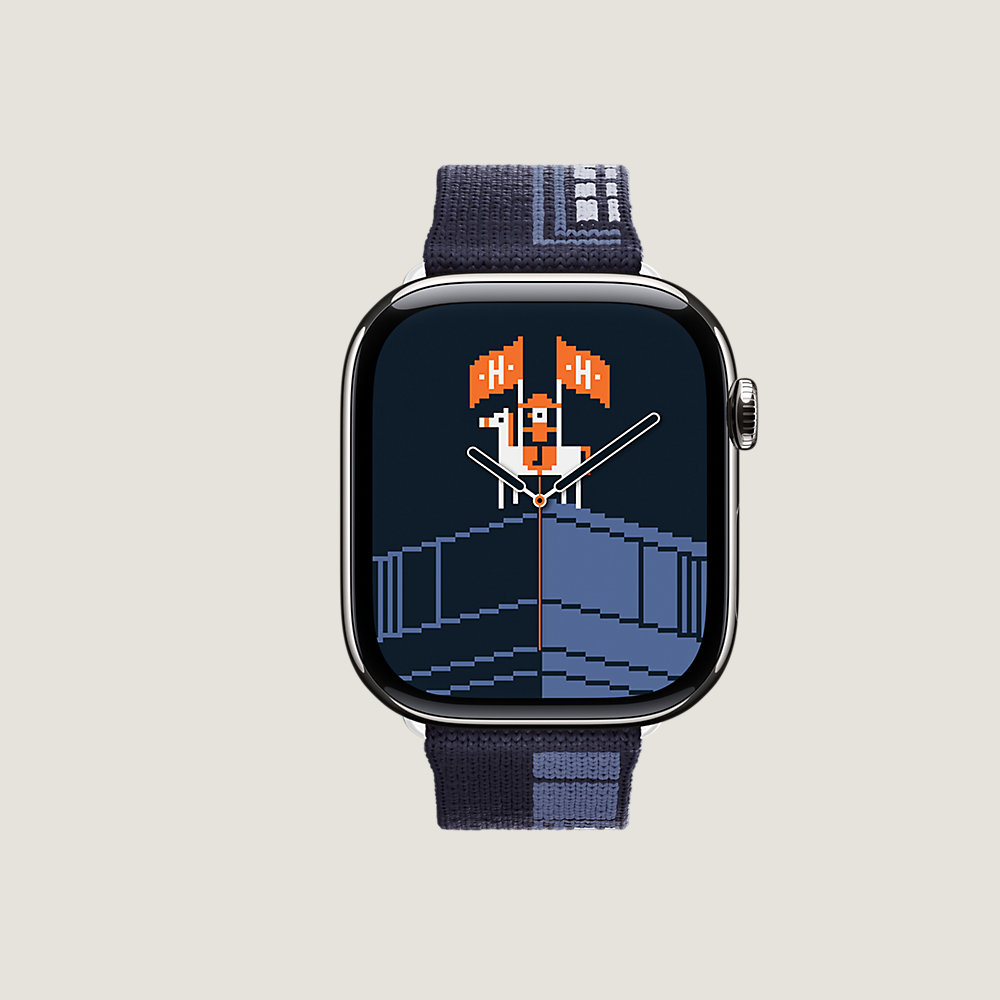 Series 11 case & Band Apple Watch Hermès Single Tour 42 mm Faubourg ...