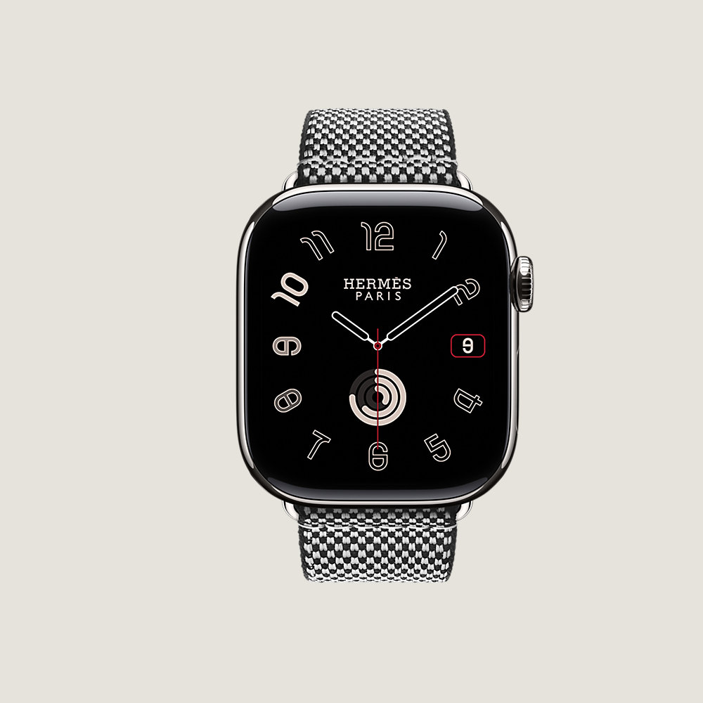 Series 11 case & Band Apple Watch Hermès Single Tour 42 mm Toile H ...