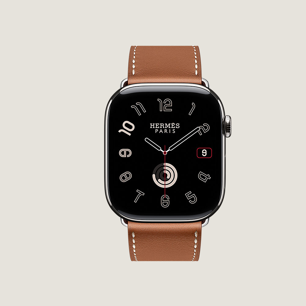 Series 11 case & Band Apple Watch Hermès Single Tour 46 mm | Hermès UK