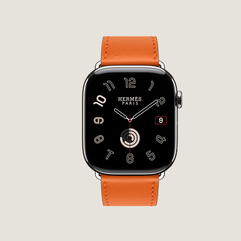 Series 11 case & Band Apple Watch Hermès Single Tour 46 mm | Hermès UK