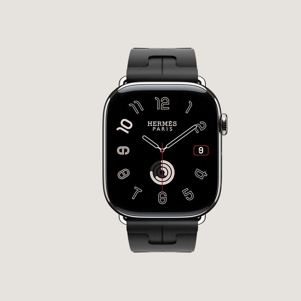 Series 11 case & Band Apple Watch Hermès Single Tour 46 mm Deployment ...