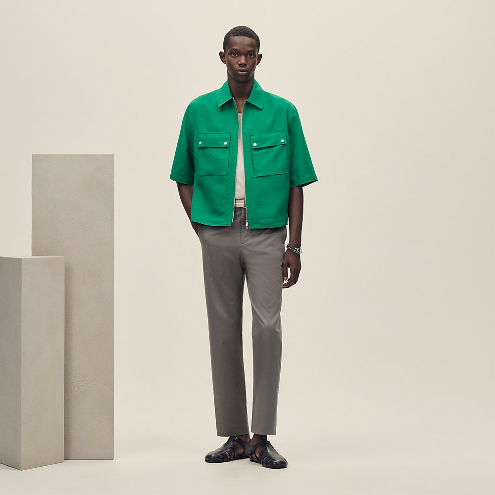 Short-sleeve overshirt | Hermès Ireland