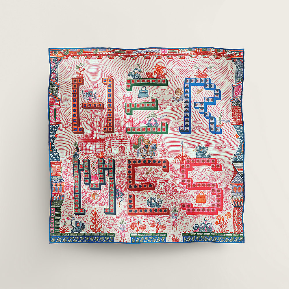 Super Silk Quest Detail scarf 45 | Hermès UK