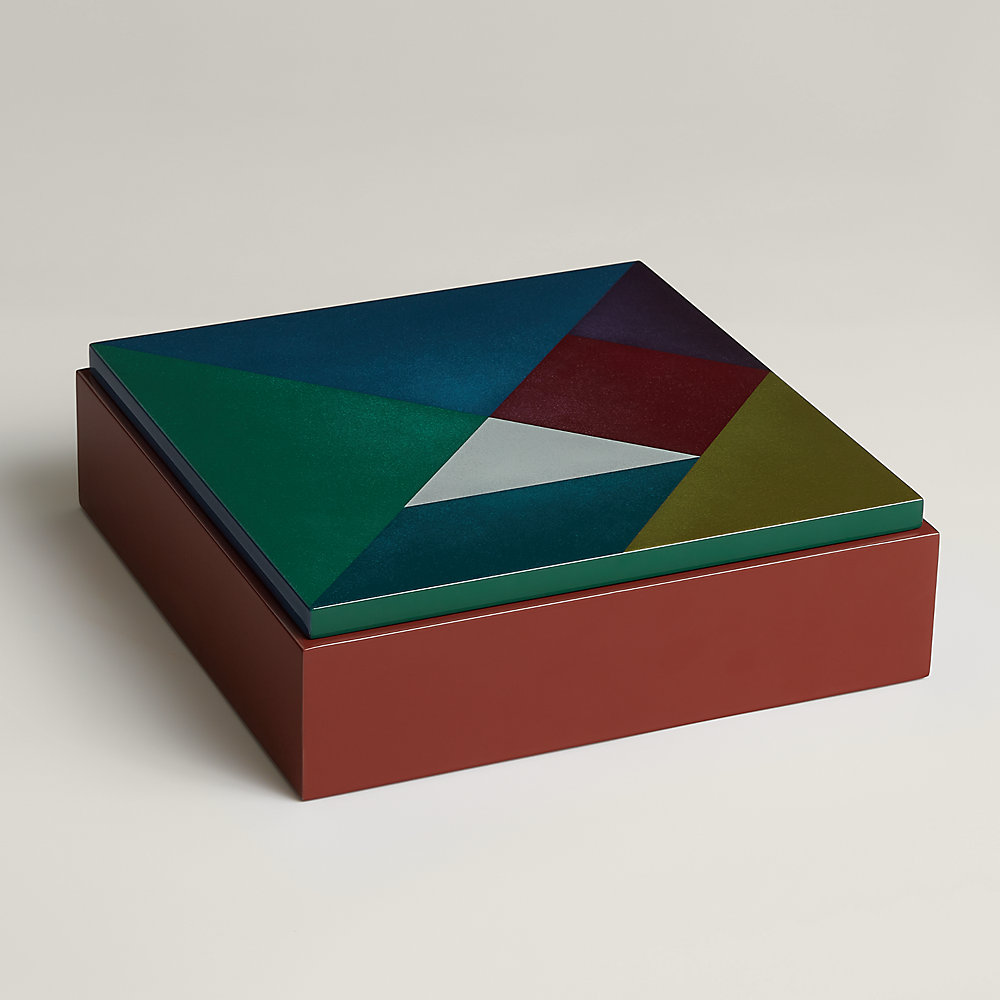 Theoreme Tangram multi-compartment box, large model | Hermès Belgium