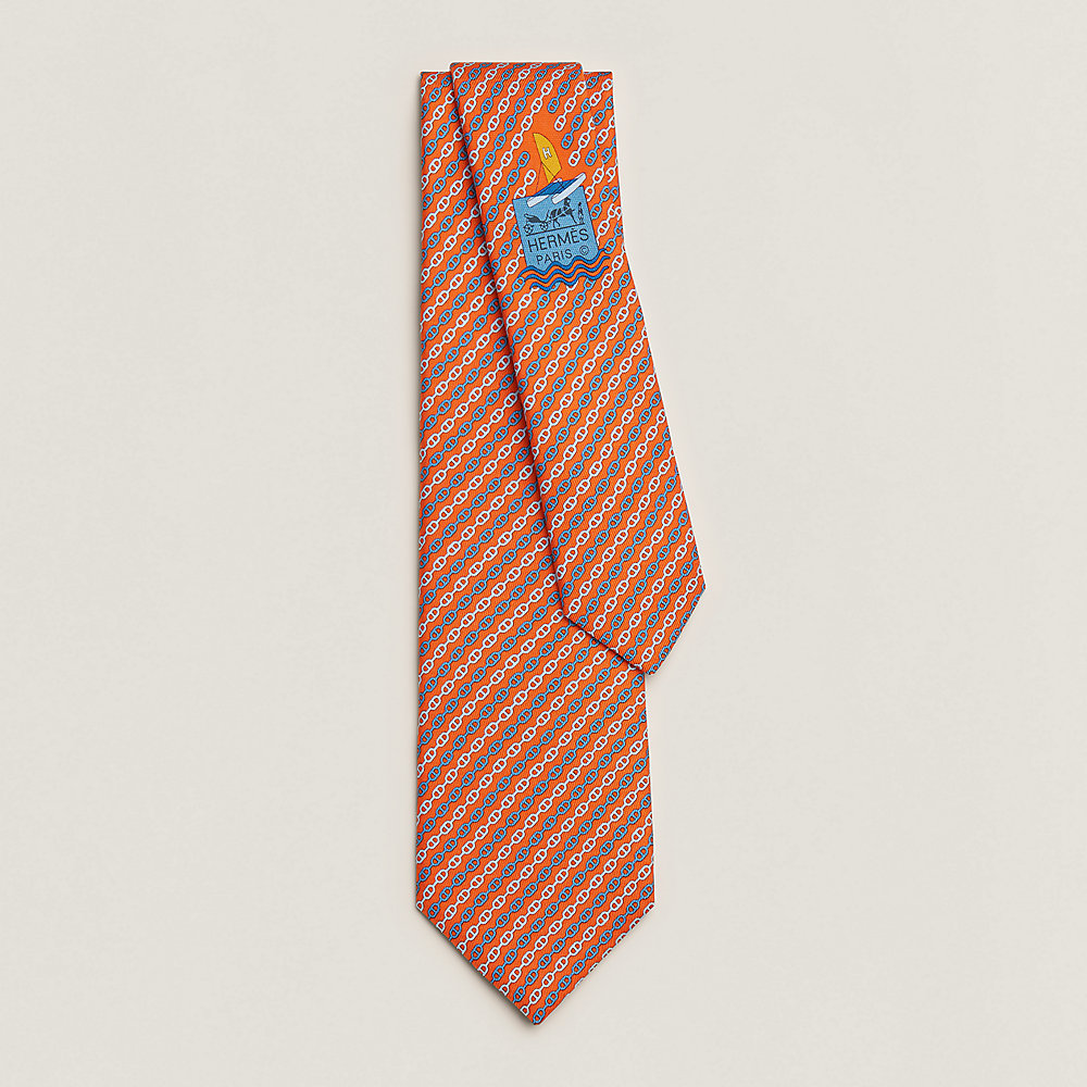Tie 7 Levez l'Ancre tie | Hermès Canada