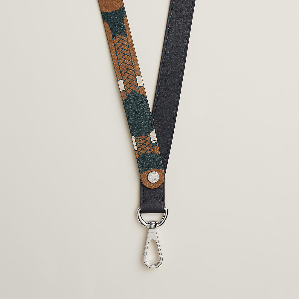 Tour de cou Panoplie Equestre - Bleu | Hermès Belgique