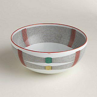 Tressages Equestres salad bowl, small model | Hermès USA Tressages Equestres salad bowl, small model | Hermès USA