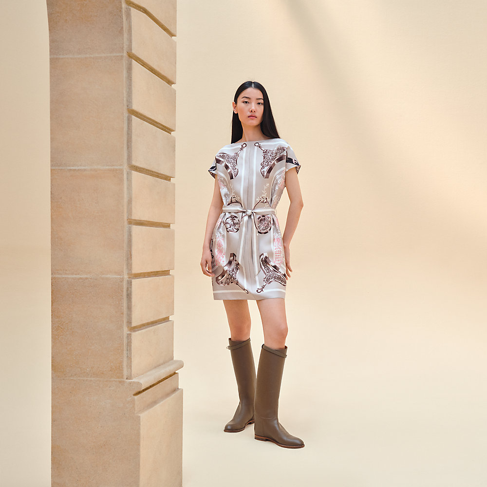 Tunika mit "Etriers"-Print | Hermès Schweiz