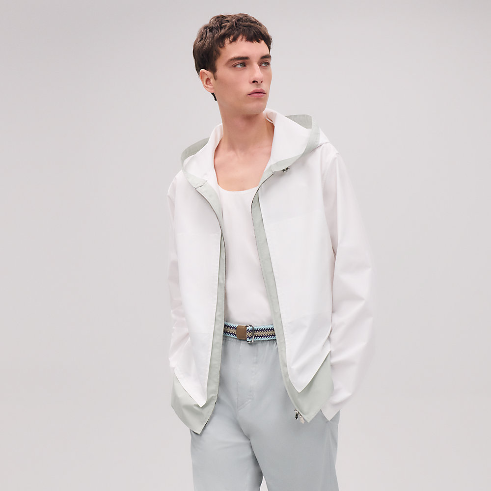 "Twin bicolore" hooded jacket | Hermès Canada