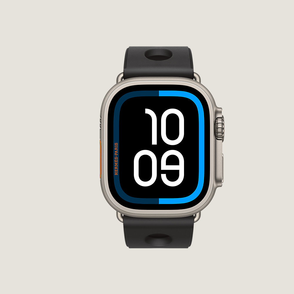 Ultra 3 case & Band Apple Watch Hermès Single Tour 49 mm Scub'H Diving ...