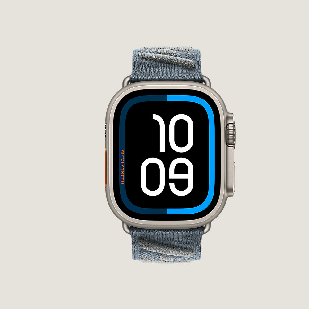 Ultra 3 case & Band Apple Watch Hermès Ultra Single Tour 49 mm En Mer ...
