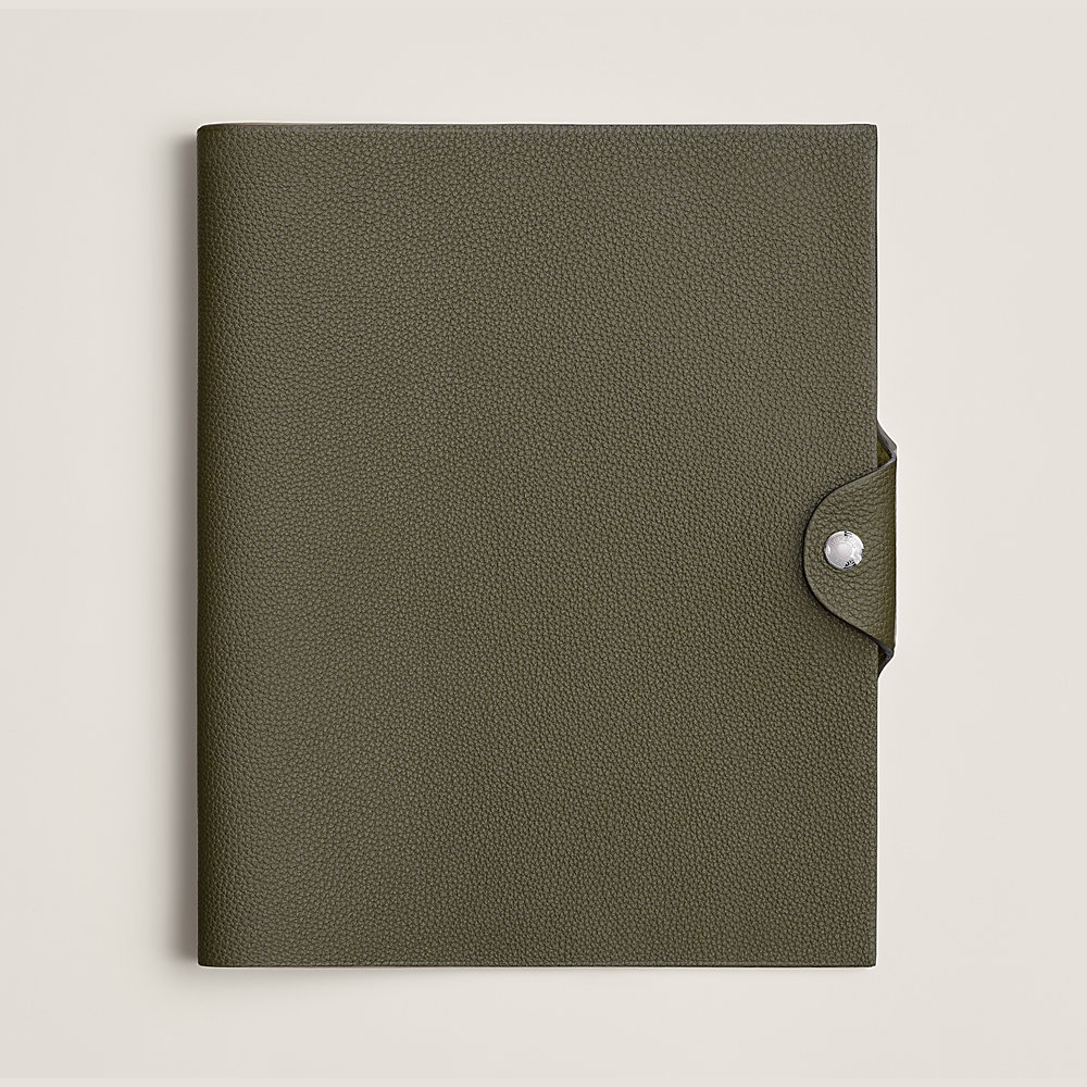 Ulysse mm notebook cover - Beige | Hermès UK