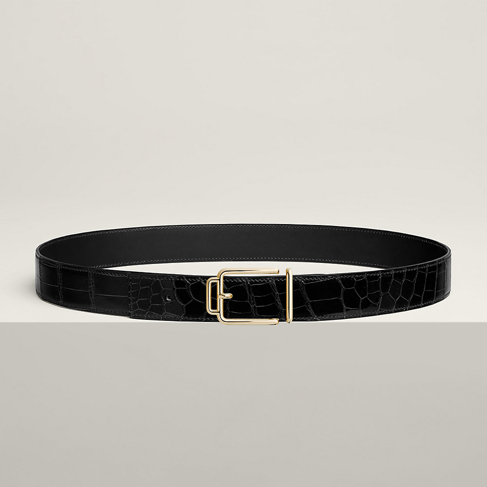 Volte-face reversible belt buckle & Leather strap 32 mm Volte-face reversible belt buckle & Leather strap 32 mm