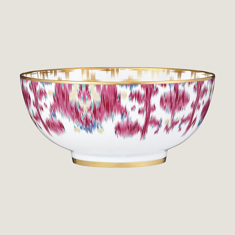 Voyage en Ikat salad bowl, large model | Hermès UK