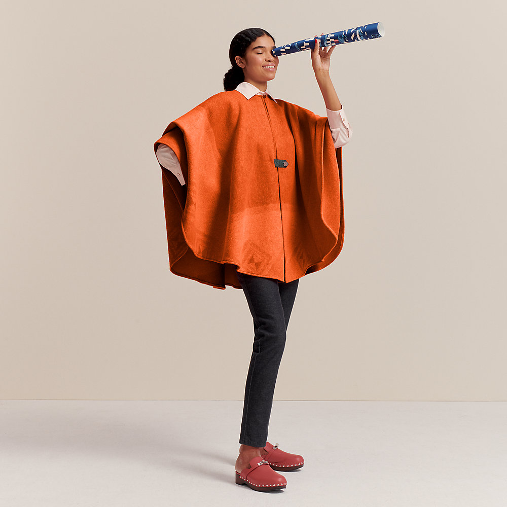Wool cape | Hermès UK